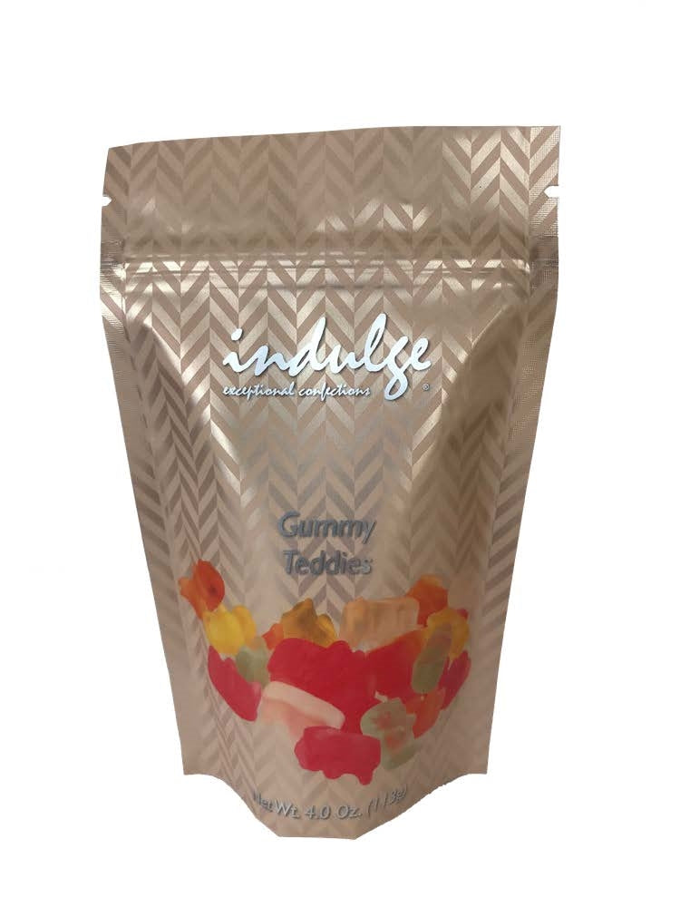 Gummy Teddies In Resealable Snack Pouch 4.0 oz. – Indulge Snacks
